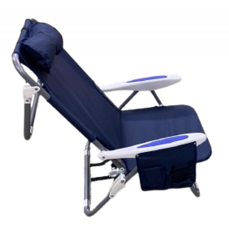 SILLA REPOSERA PLAYA BAJA AZUL